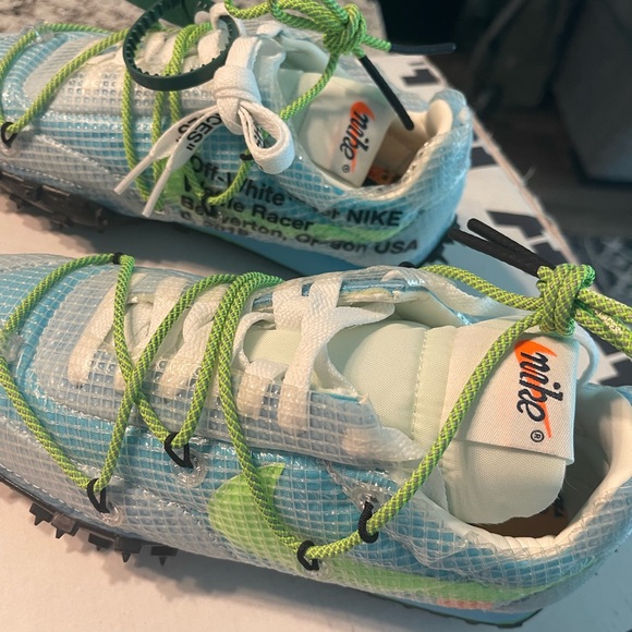 Off-White | Shoes | Original Off White Waffle Racer Nike Vivid Sky ...
